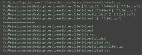 python os walk处理树状目录结构的文件 nevermore 博客园