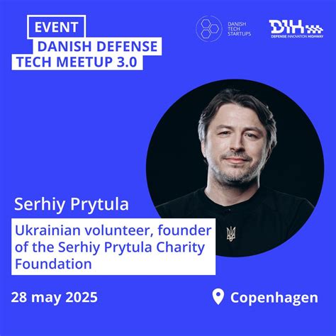 📣 Meet The First Speaker Of The Upcoming Danish Defense Tech Meetup