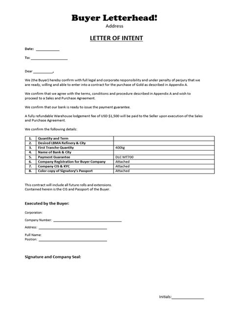 00 Loi Template With Sco Dlc 3 Au Wesam Pdf Letter Of Credit Money