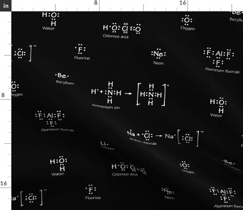 The Chemist Molecular Structures For Fabric Spoonflower