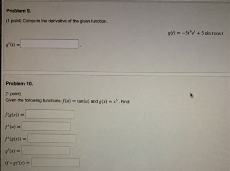 solved problem 7 1 point given that f 6 10 and