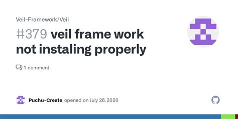 Veil Frame Work Not Instaling Properly · Issue 379 · Veil Frameworkveil · Github