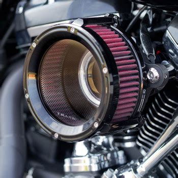 Trask Assault Air Filter External Breather Kit For Harley M8 Gloss