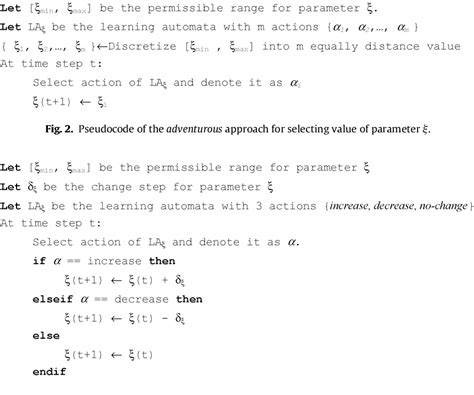 Figure 2 From A Note On The Learning Automata Based Algorithms For Adaptive Parameter Selection