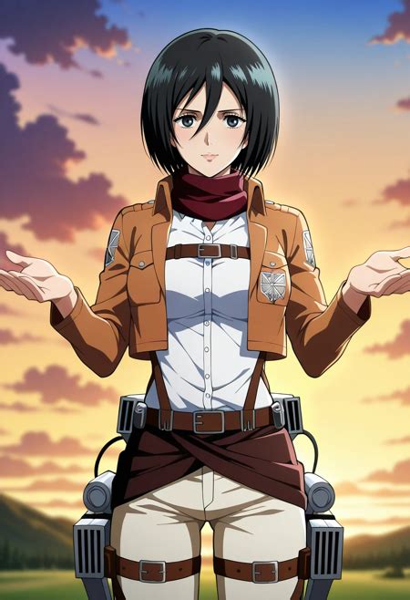 Mikasa Ackerman | Shingeki no Kyojin / Attack on T - V1.0 | Stable Diffusion Model - LORA ...