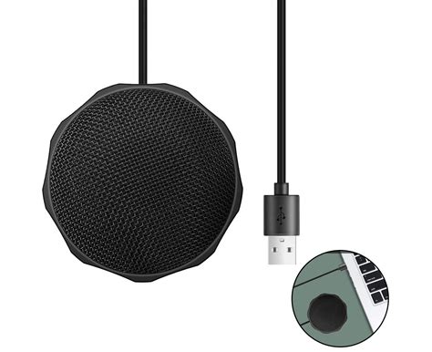 Usb Microphone For Computer Omnidirectional Microphone Plug And Play Omnidirectional Boundary