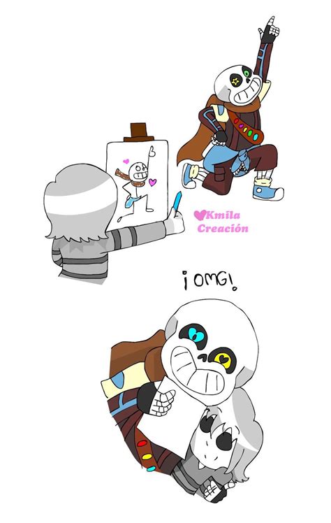 Ink Sans X Core Frisk By Kmilacreacion On DeviantArt