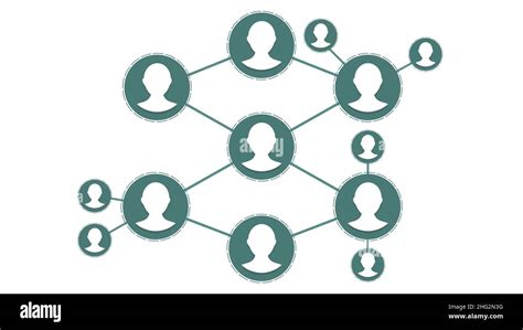 Social Network Connections Connecting People On The Internet Nodes Transforming Into The Shape