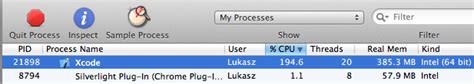 Performance Xcode 432 And 100 Cpu Constantly In The Idle Time