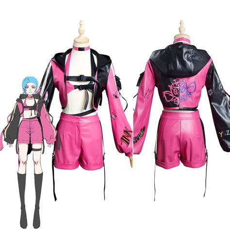 Anime League Of Legends Jinx Cosplay Costume - AllCosplay.com