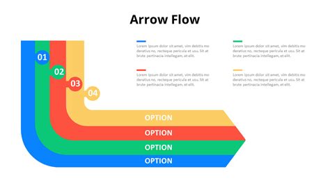 Arrow Steps Diagram Process