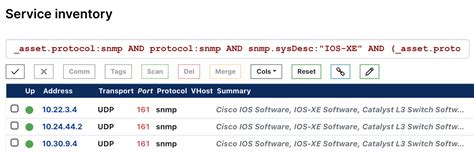 finding cisco devices running ios xe