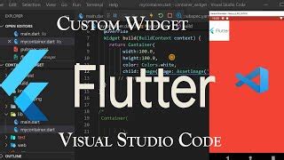 Container Widget In Flutter Visual Studio Code Flutter Tutorial Part True Coders Mp Mp