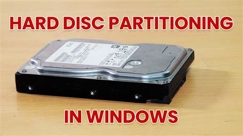 hard disk partitioning guide in windows step by step tutorial for