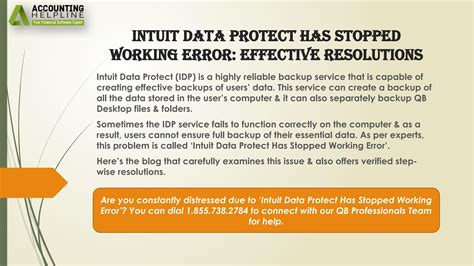 An Effective Method To Troubleshoot Intuit Data Protect Has Stopped Working Issue By Kim Watson