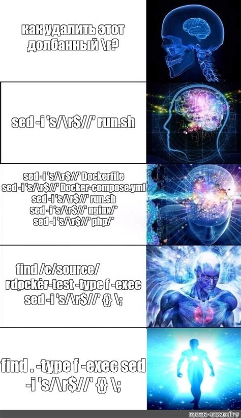 Сomics meme как удалить этот долбанный r sed i s r run sh sed i s r dockerfile