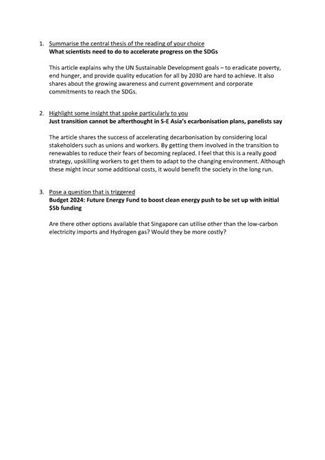 Week 7 Reading Response Summarise The Central Thesis Of The Reading Of Your Choice What