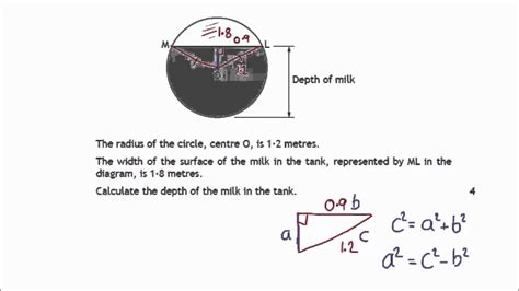 n5 2015 paper 2 q12 pythagoras angles in a circle youtube