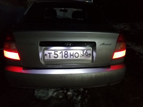 Немного светодиодов — Hyundai Accent (2G), 1,5 л, 2007 года | стайлинг ...
