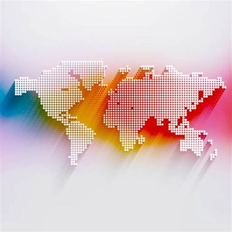 Colorful World Map Background Hd