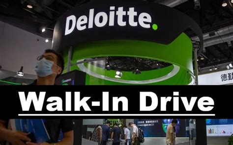 Deloitte Walk In Interview 2025 Deloitte India Recruitment Apply Now