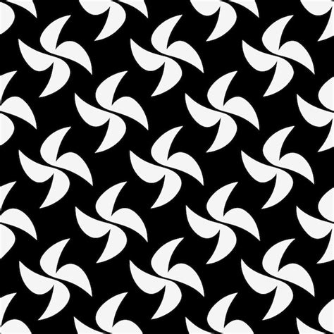 Monochrome Seamless Pattern Vector Art And Illustration Premium Ai