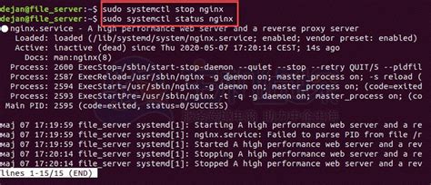 Linux服务器上启动、停止和重启nginx命令 美国主机侦探