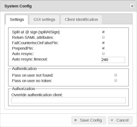 11 system config — linotp 2 9 documentation