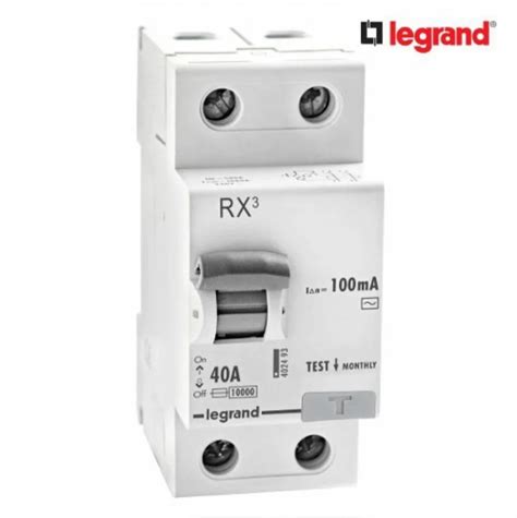 Legand Legrand Rx3 100mA 40A Two Pole RCCB, 240V at ₹ 3200/piece in ...