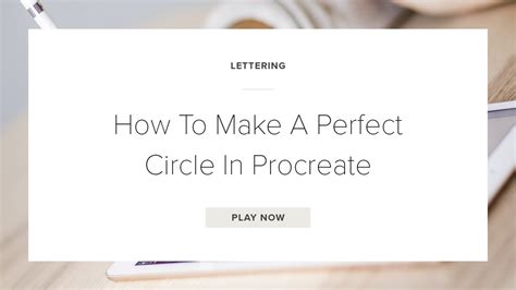 How To Make A Perfect Circle In Procreate Youtube