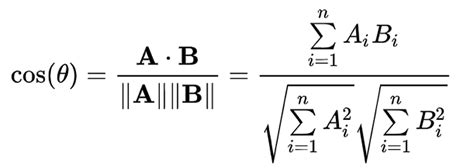 similitud de coseno ¿cómo mide la similitud las matemáticas detrás y