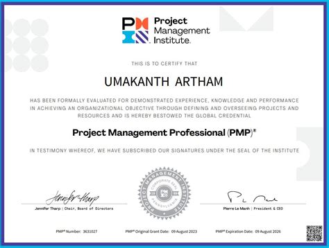 Im Pleased To Announce That Im Now Officially Pmp Certified By The Project Management