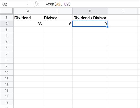 Get Remainder In Google Sheets Using MOD Function PSYCHOLOGICAL STATISTICS
