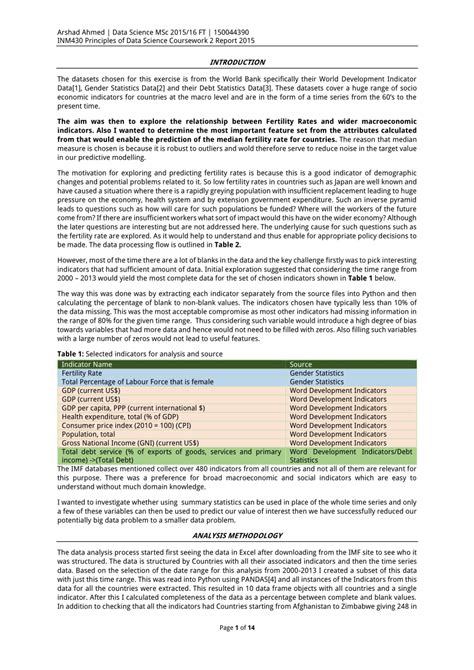 PDF Using Machine Learning To Predict Fertility Rates Based On Economic Indicators