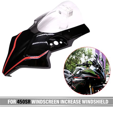 For 450sr Cf450sr 2022 2023 2024 Motorcycle Windscreen Increase