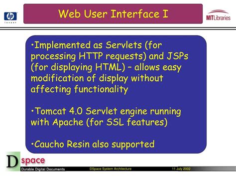 Ppt Dspace System Architecture Powerpoint Presentation Free Download
