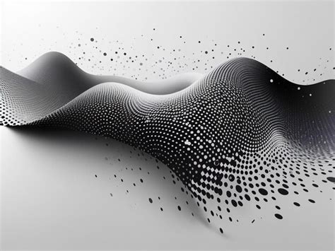 Premium Photo Mesmerizing 3d Wave Pattern Of Flowing Dots And Particles
