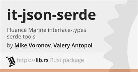 it json serde — 无监管金融，在 rust lib rs