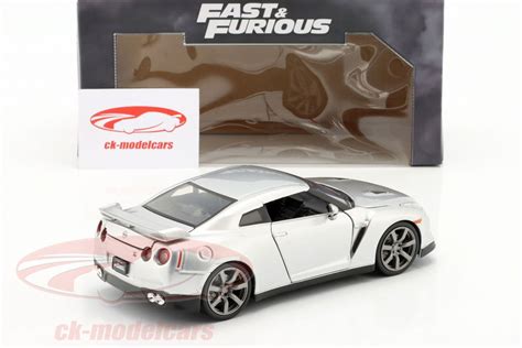 Jadatoys 1 24 Brians Nissan Gt R R35 Fast And Furious 6 2013 Silber