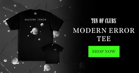 Defects Modern Error Tee Ten Of Clubs Alt Rock Apparel