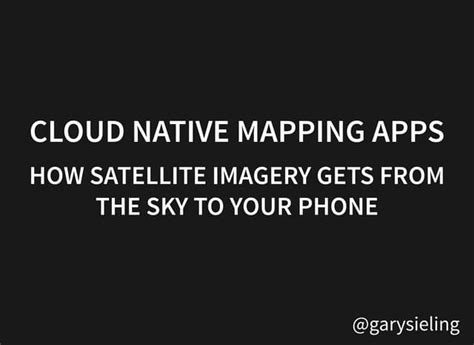 Gatsby Jamstack Philly Meetup Cloud Native Mapping Apps How Satellite Imagery Gets From