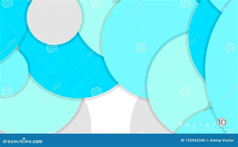 Simple And Colorful Circles Background Design Vector Stock Vector Illustration Of Colorful