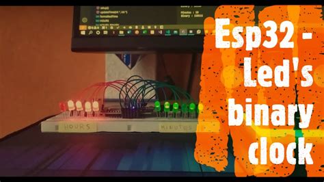 Speedcoding Leds Binary Clock With Esp32 Youtube