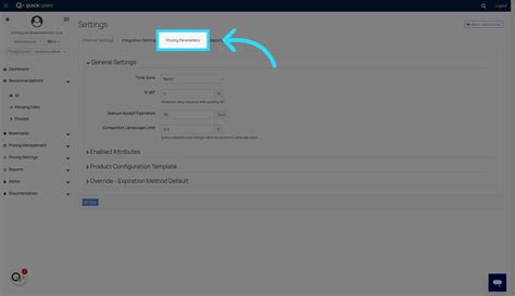 How To Create A New Parameter Sheet Quicklizard