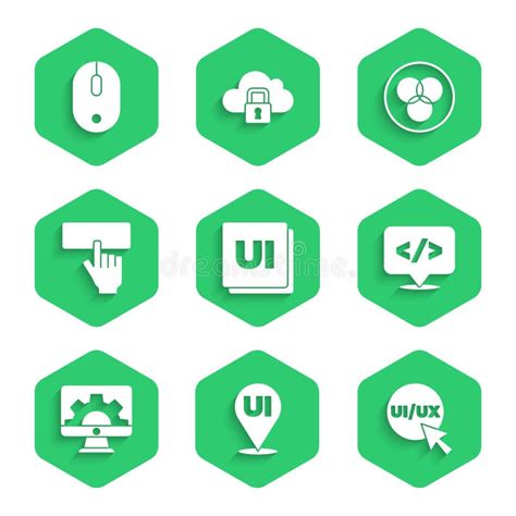 Set Ui Or Ux Design Front End Development Web Keyboard Rgb And Cmyk