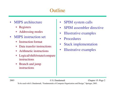 ppt mips assembly language powerpoint presentation free download