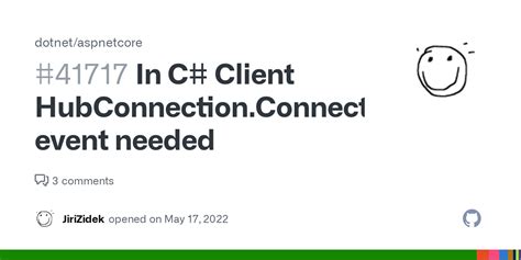 In C Client Hubconnectionconnected Event Needed · Issue 41717