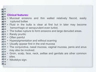 Bullous Diseases Presentation And Management Ppt