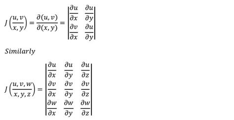 Jacobian Matrix Of Partial Derivatives Yawin