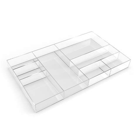 Custom Clear Acrylic Drawer Organizer For Maximum Organization Stauber Furnishings